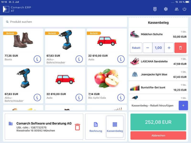 COMARCH ERP XT – Moderne Software zur Verwaltung von Kleinunternehmen
